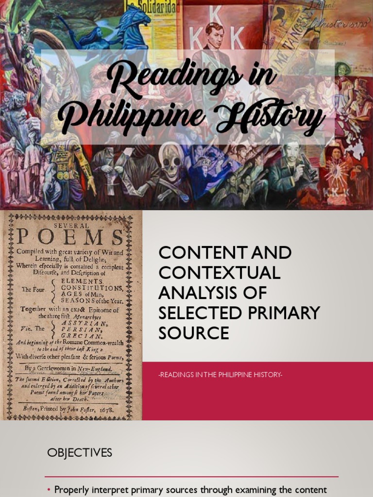 Philippine History Source Analysis | PDF | Analysis | Primary Sources