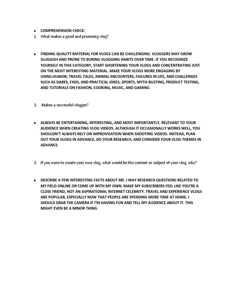 Assignment-Comprehension Check | PDF