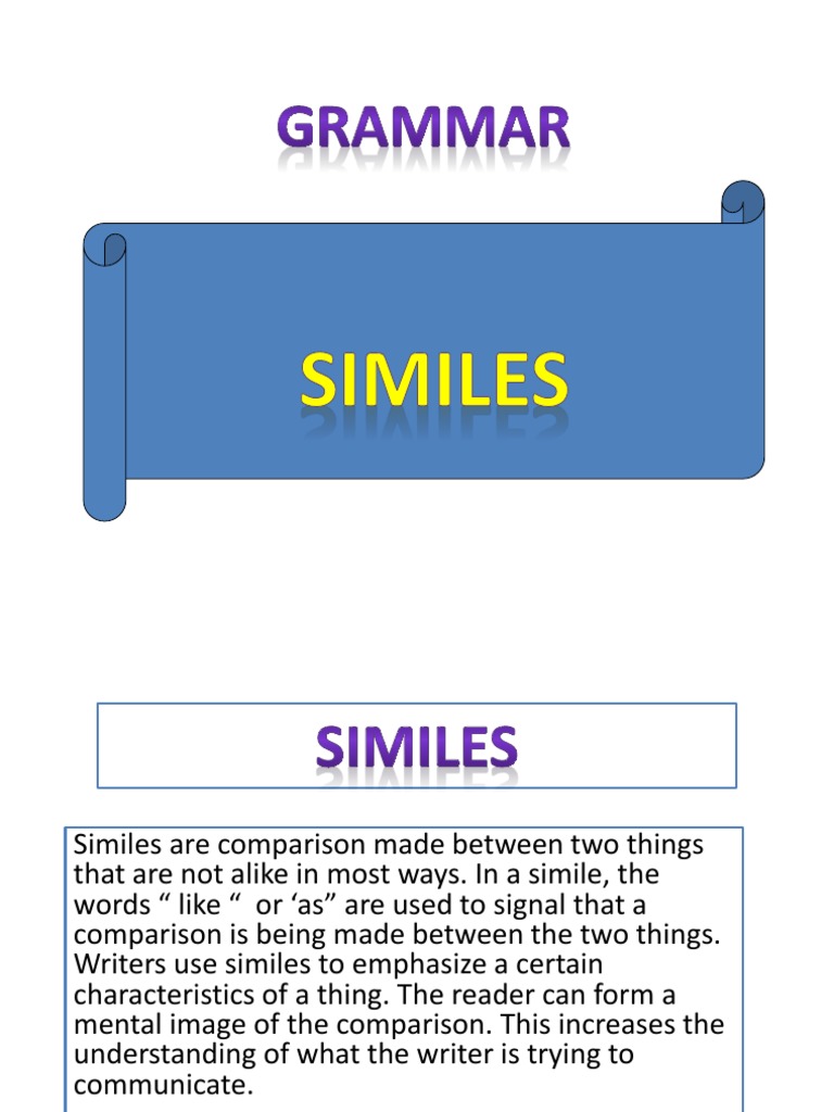 15 Similes | PDF