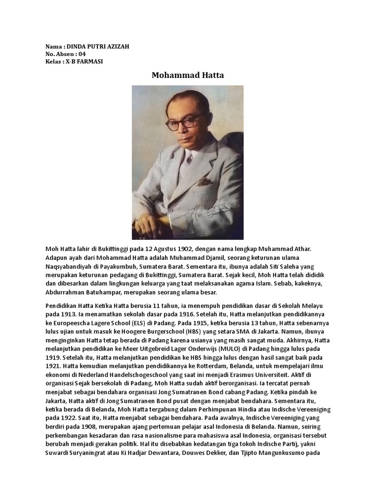 Mohammad Hatta | PDF