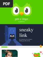 Gen Z Slang Cheat Sheet 2025 | PDF