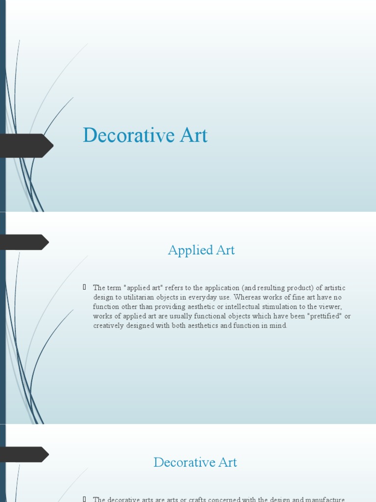 Decorative Art | PDF | Decorative Arts | The Arts