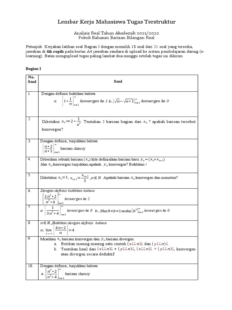Latihan Soal Menuju UAS 2021 | PDF