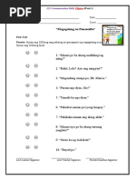 Kambal-Katinig-At-Diptonggo WORKSHEET | PDF