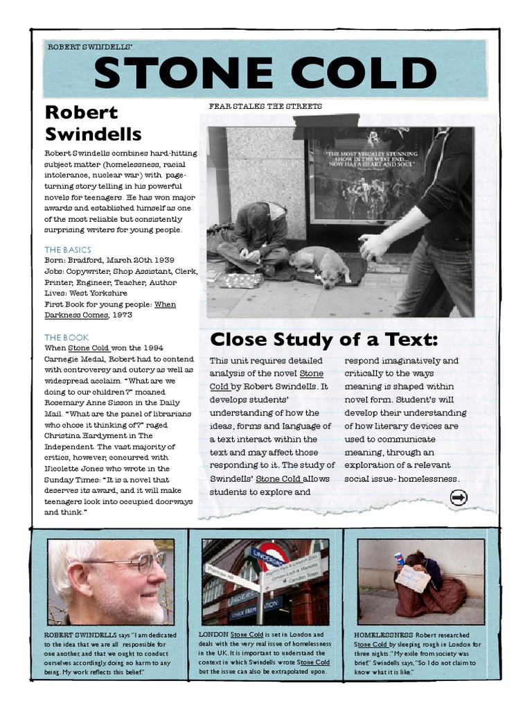 STONE COLD Robert Swindells PDF | PDF | Homelessness