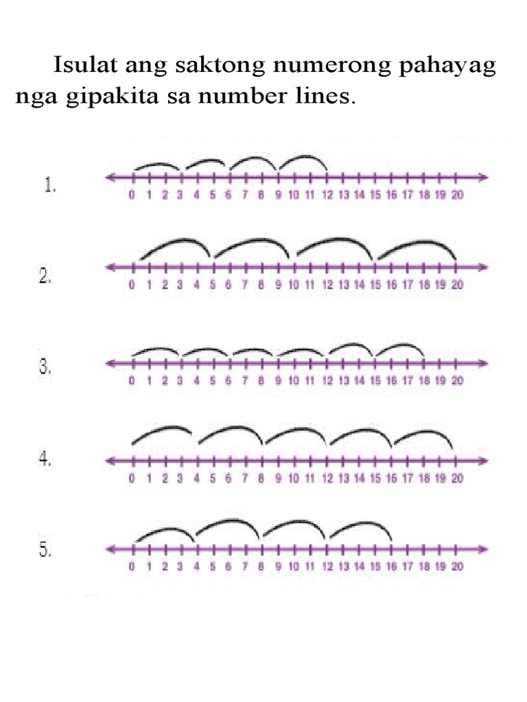 Tarpapel Number Lines | PDF