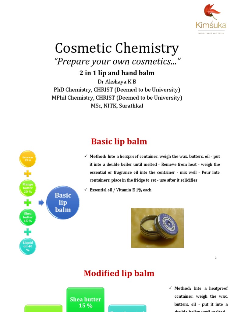 Lip Balm 12 | PDF | Food And Drink