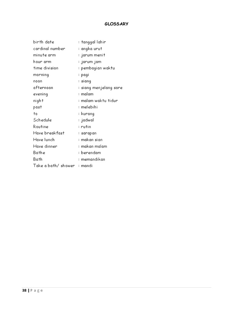 Glosarium | PDF