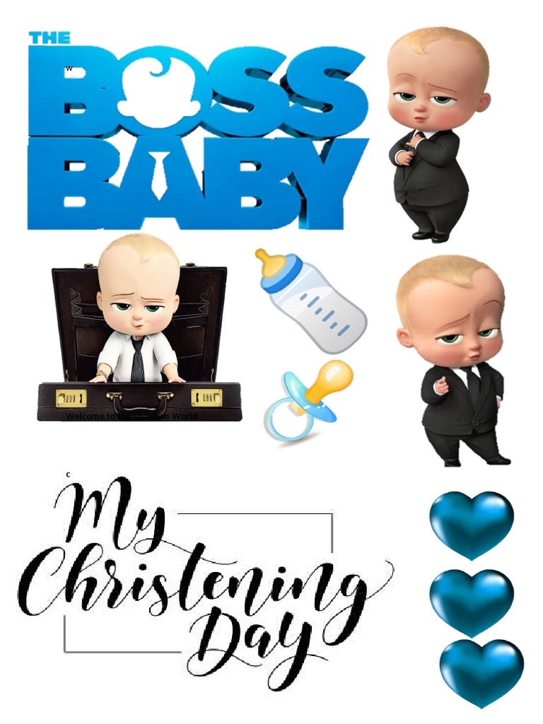 Boss Cake Topper | PDF