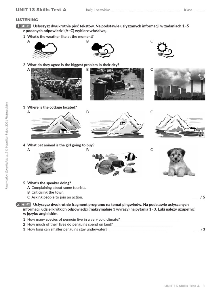 Unit 13 Skills Test A | PDF