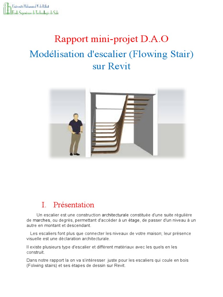 Modélisation D'escalier (Flowing Stair) Sur Revit | PDF | Méthodes et références pédagogiques