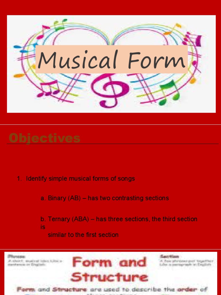 Music 6 Lesson 6 Kinds of Musical Forms | PDF | Musical Forms | Components