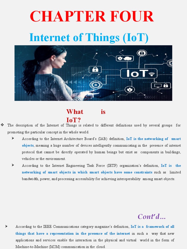 ch4 Internet of Things | PDF | Internet Of Things | Computer Network