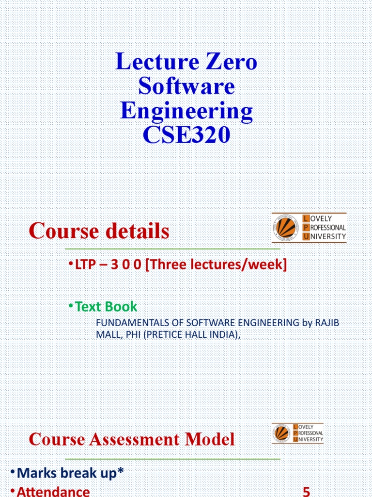 LectureZero CSE320 | PDF | Engineering | Software Engineering