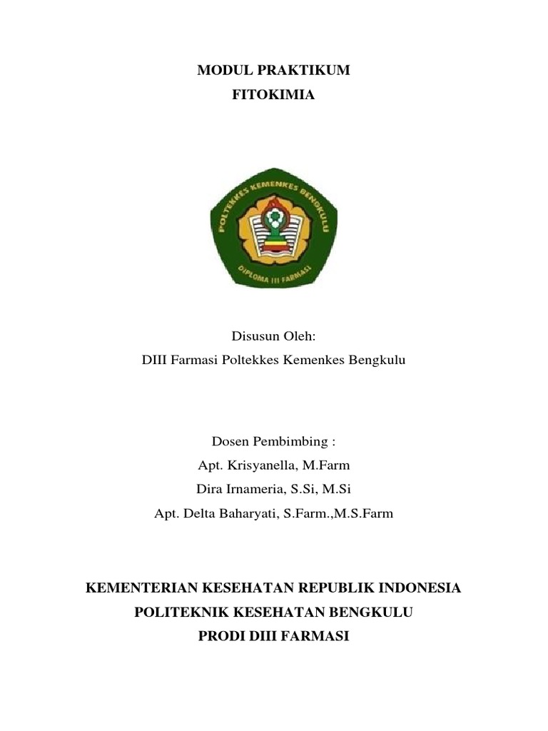 Modul Praktikum Fitokimia | PDF
