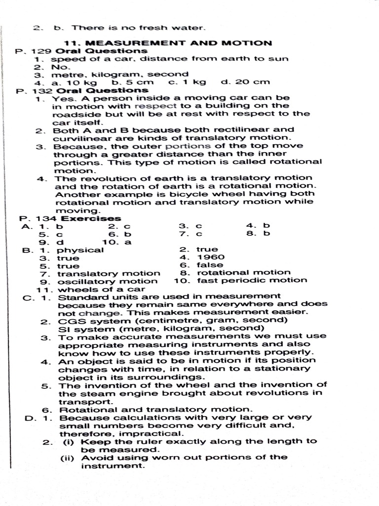 Lesson 11 Measurement and Motion PDF | PDF | Measurement | Rotation