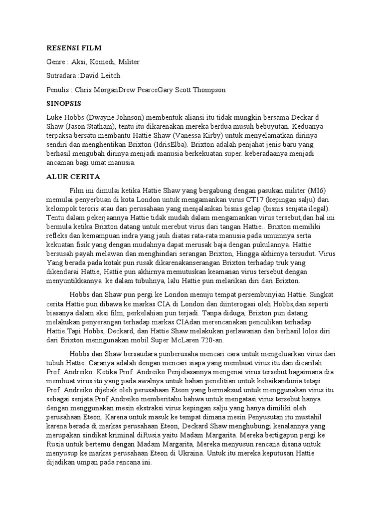 Penjelasan Film | PDF