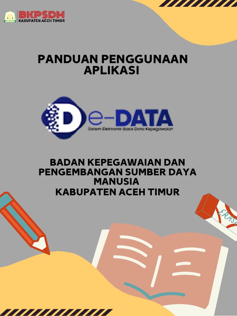 Panduan Penggunaan Aplikasi E-Data PDF | PDF