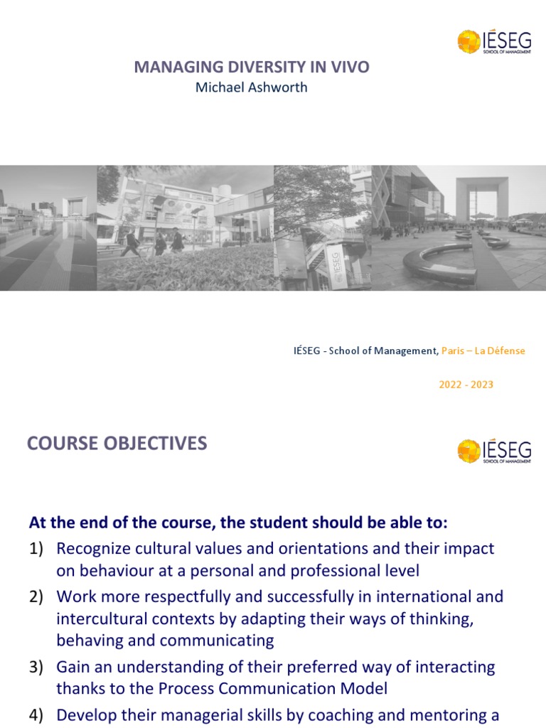 Managing Diversity and Cultural Intelligence | PDF | Intelligence ...