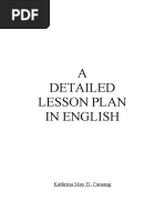 Semi - Detailed Lesson Plan in English 1: I. Objectives | PDF ...