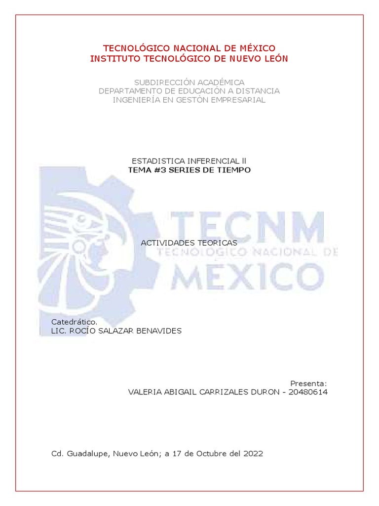 Series de Tiempo en Gestión Empresarial | PDF | Series de tiempo