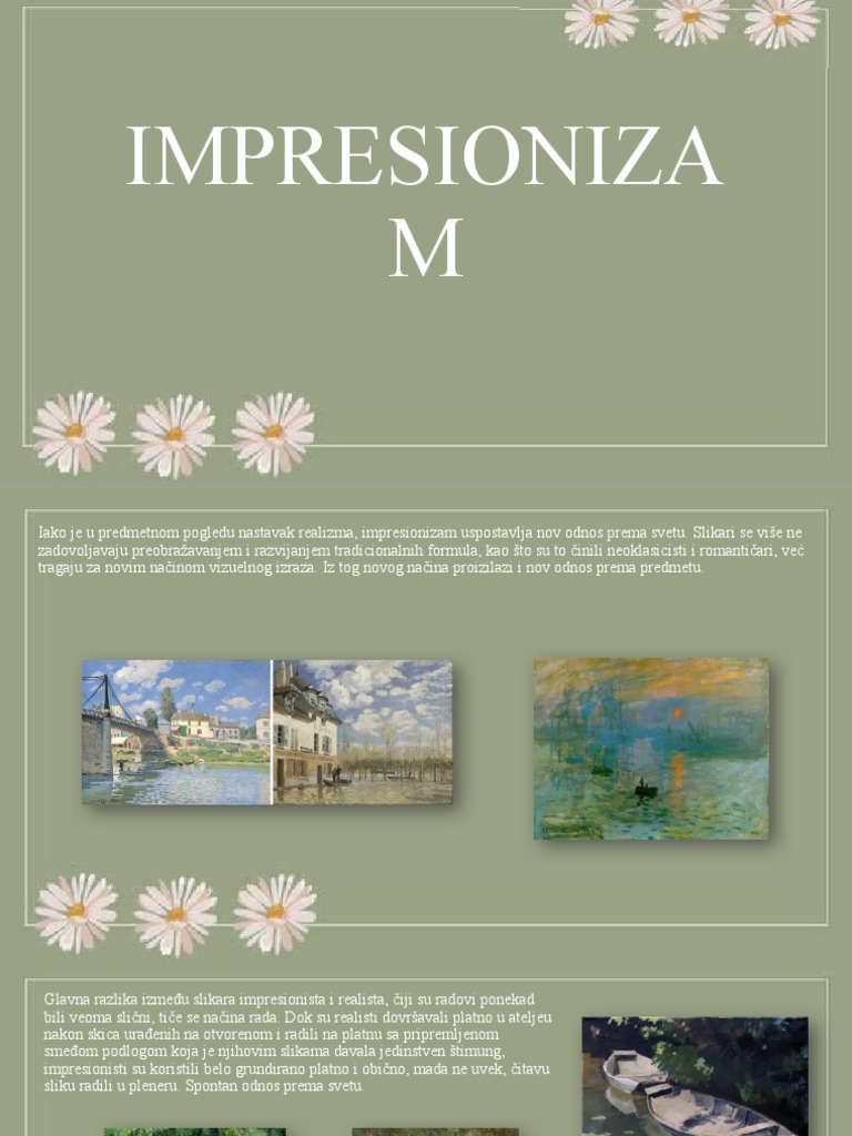 IMPRESIONIZAM | PDF
