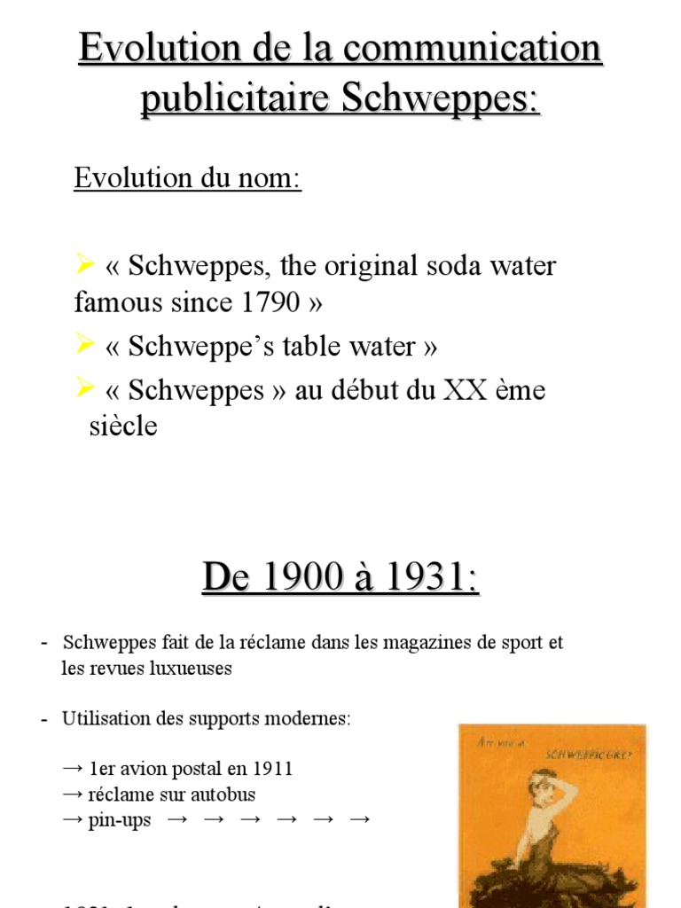 Powerpoint Schweppes | PDF