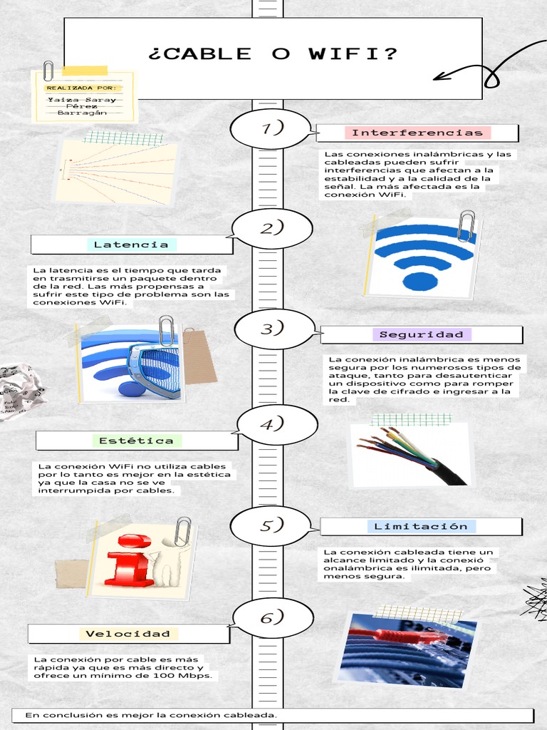 Ventajas de la Conexión Cableada | PDF