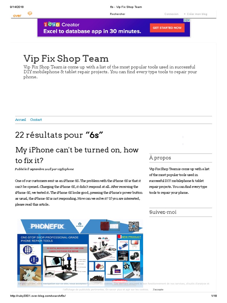 6s - Vip Fix Shop Team | PDF | I Phone | Ios