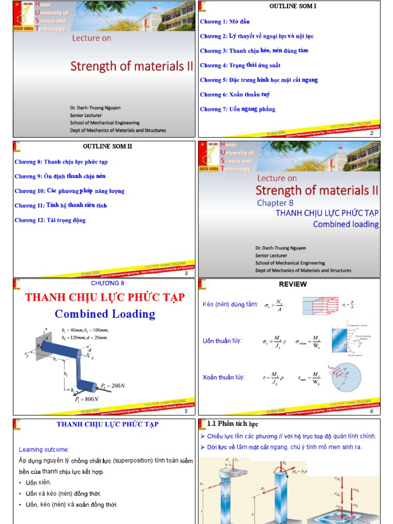 Bài giảng Strength of Materials 2 PDF | PDF