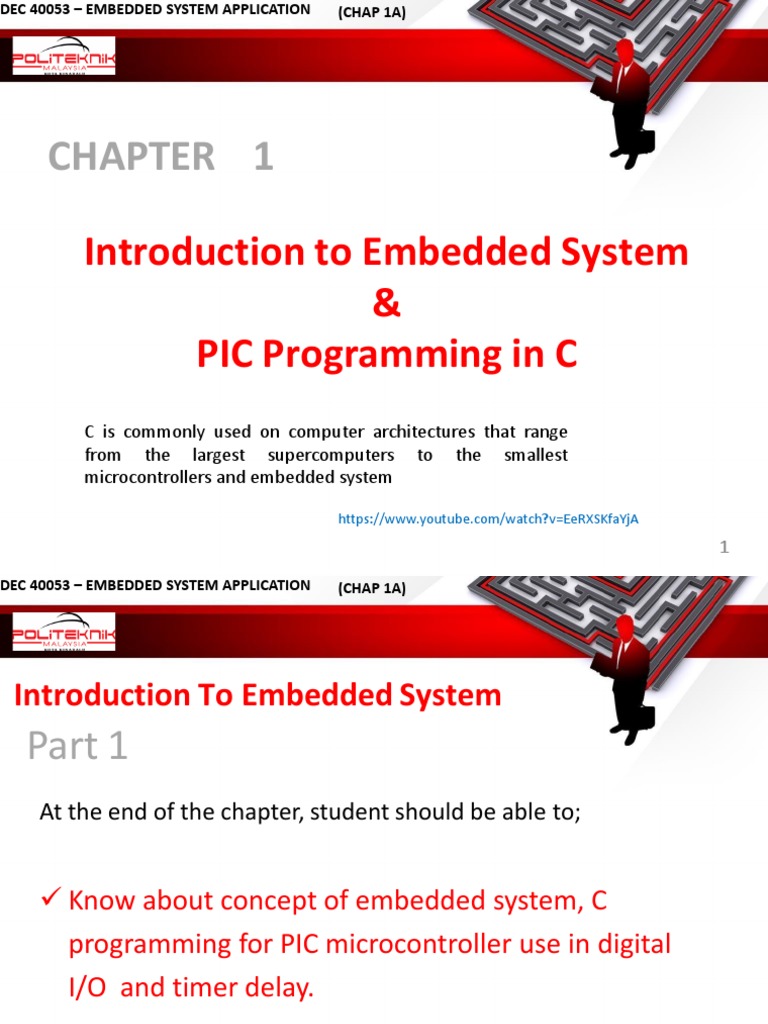 Unit 1a - Introduction of E.S | PDF | Microcontroller | Embedded System