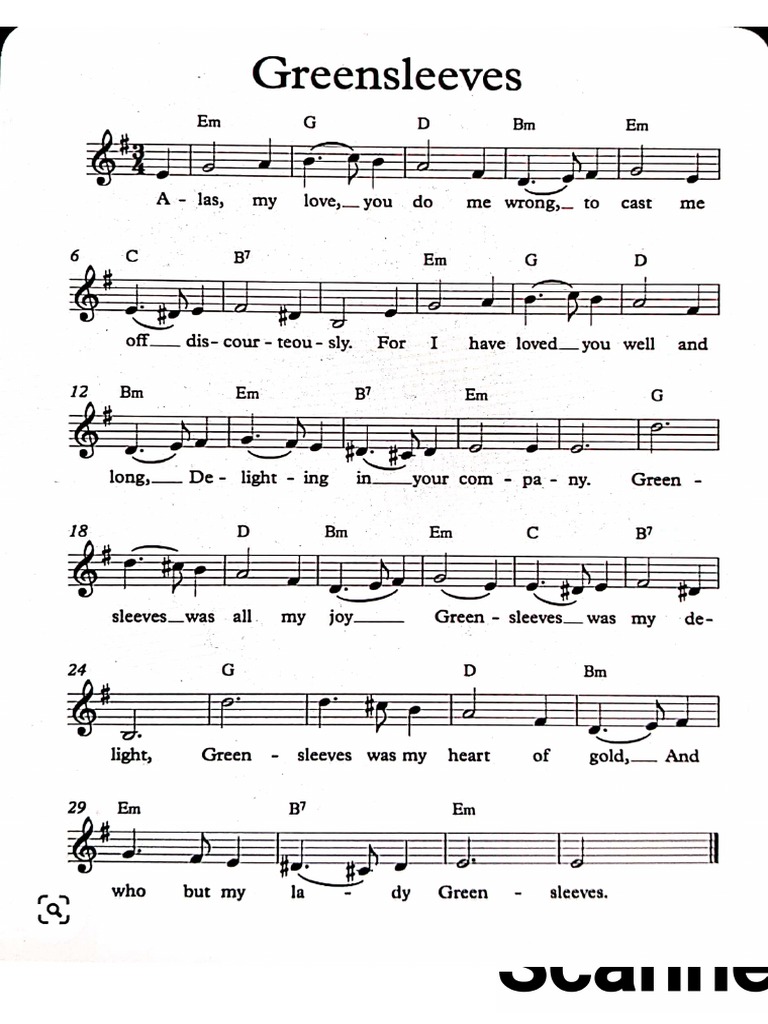 Greensleeves | PDF