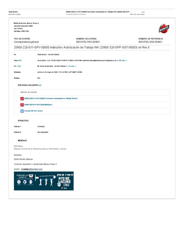 Bechtel GNC 004921 | PDF