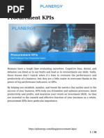 KPI Driver | PDF