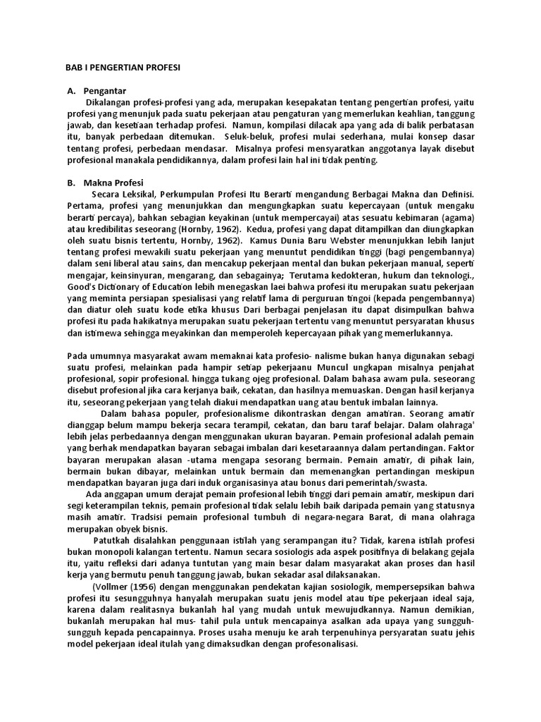 Makalah Profesi Pendidikan | PDF