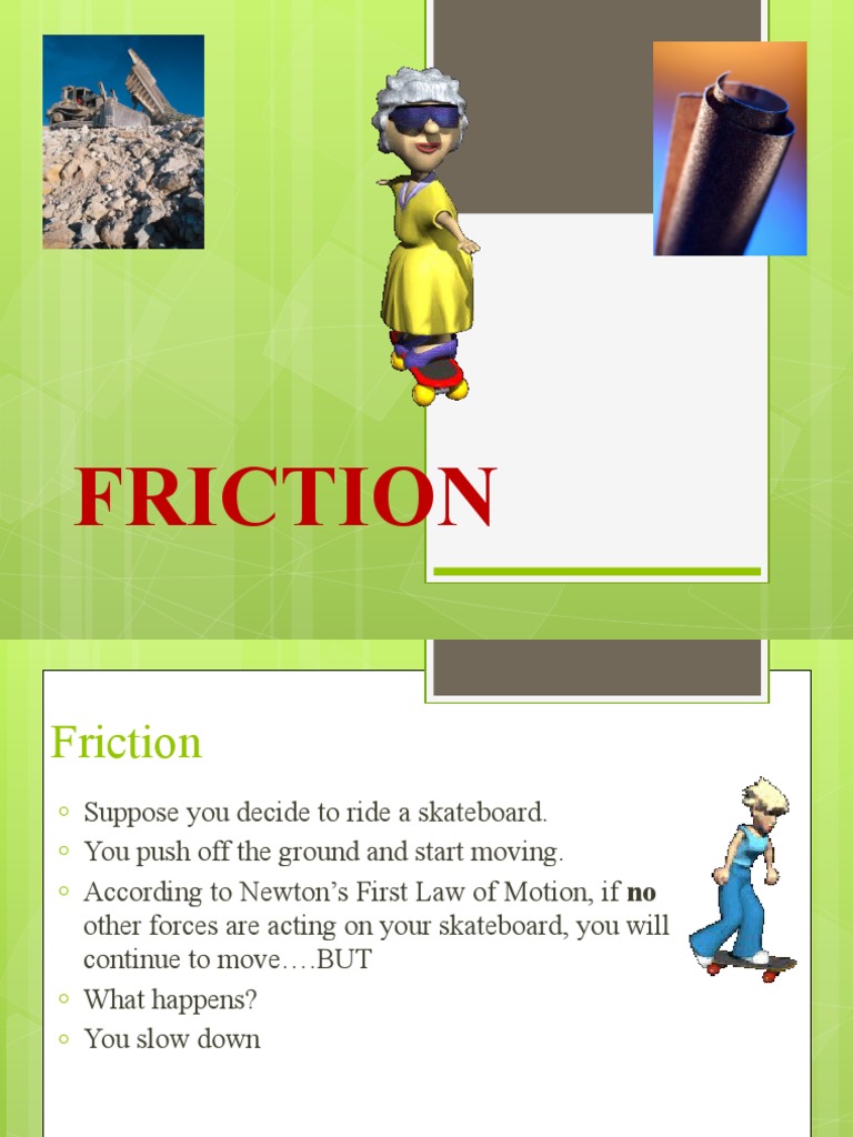 Types of Friction Powerpoint | PDF | Friction | Force