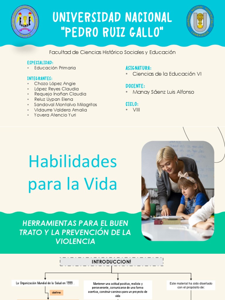 Habilidades para La Vida | PDF | Las emociones | Mediación