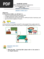 Grade 2 q2 English Module 2 | PDF | Question | Sentence (Linguistics)