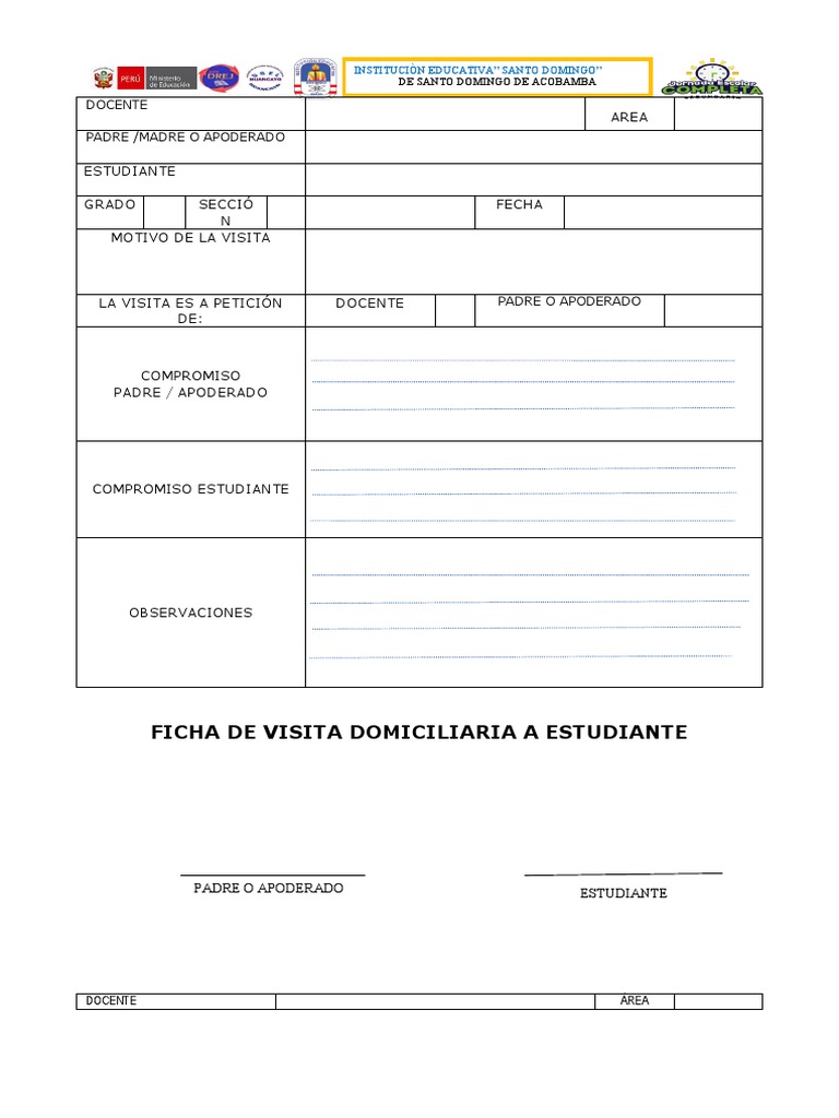 Ficha Estudiante | PDF