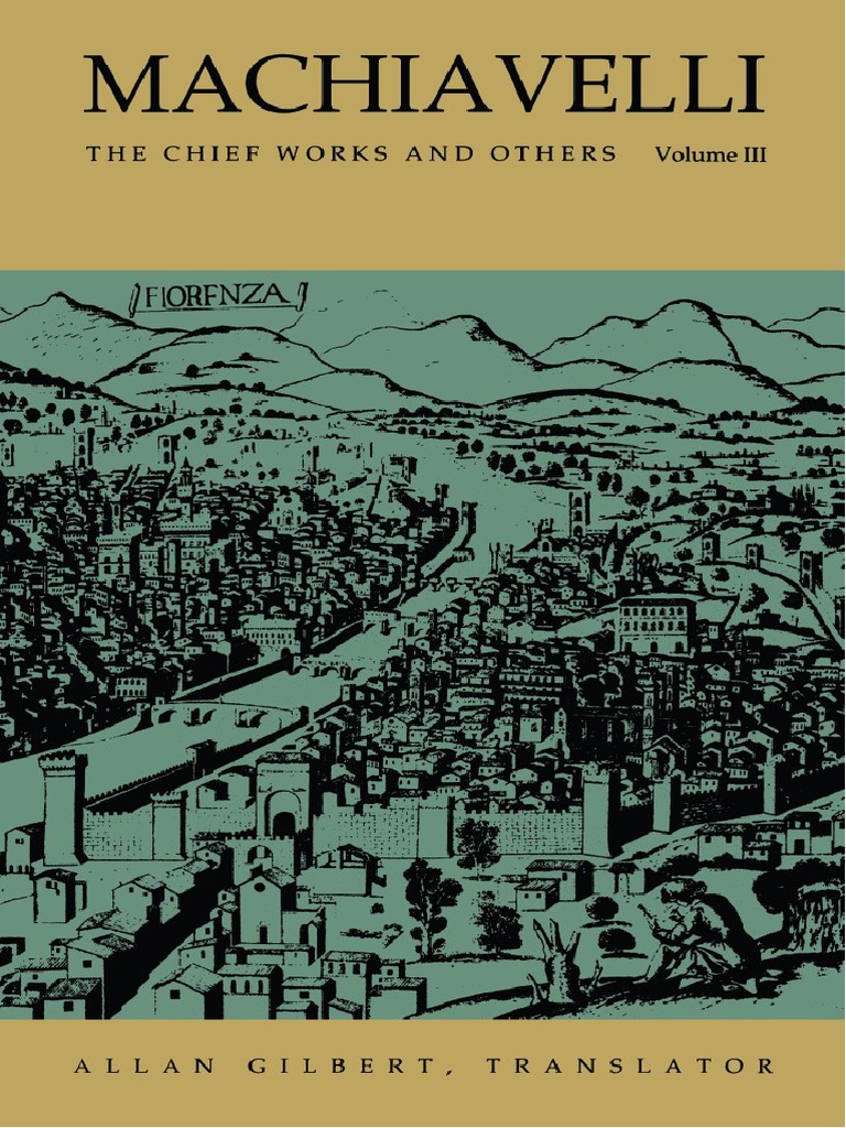 Machiavelli - The Chief Works and Others, Vol. 3 PDF | PDF | Ancient ...