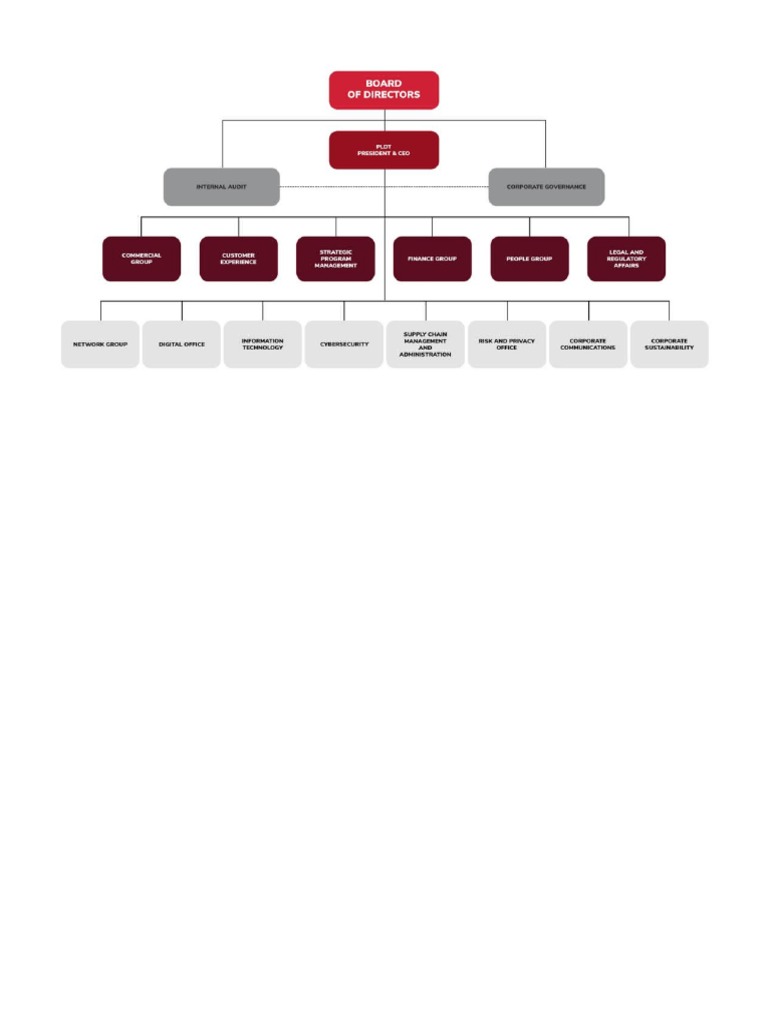 PLDT Organizational Chart | PDF