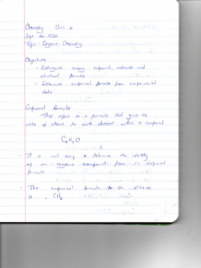 ORGANIC CHEMISTRY Notes | PDF