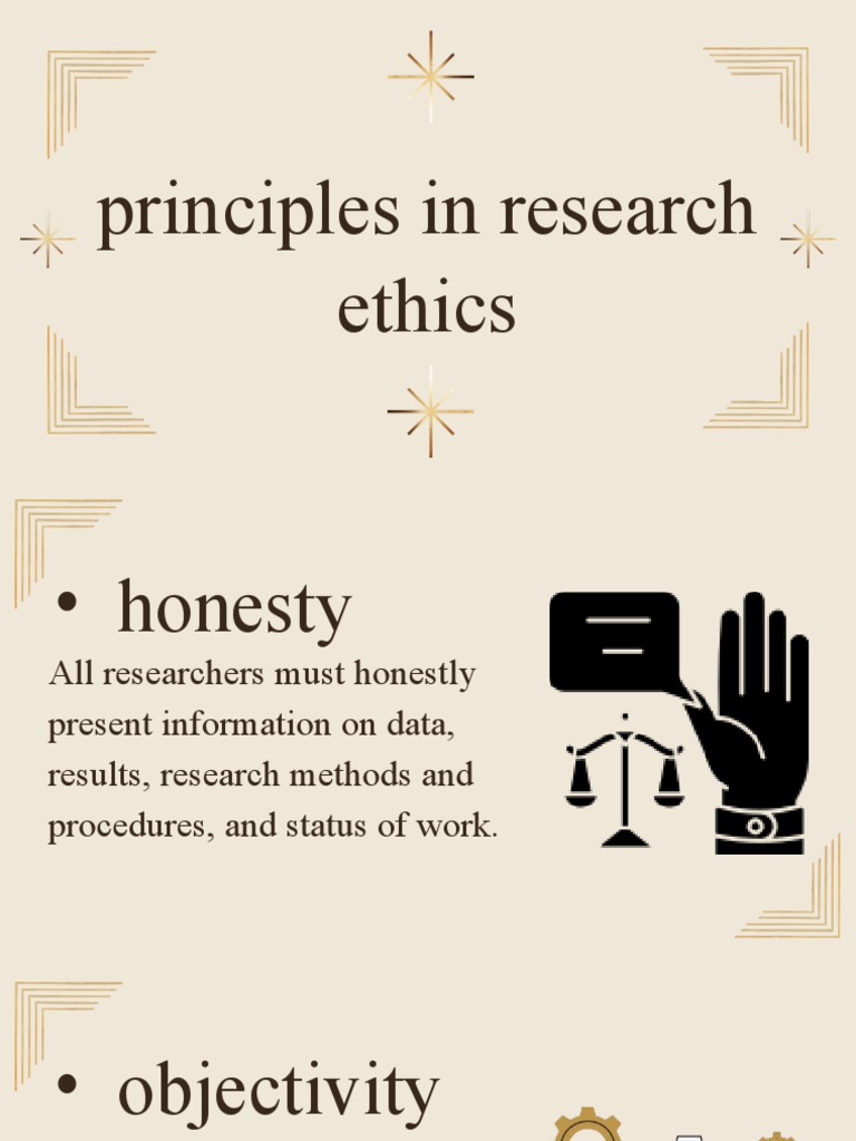 PRINCIPLES IN RESEARCH ETHICS | PDF