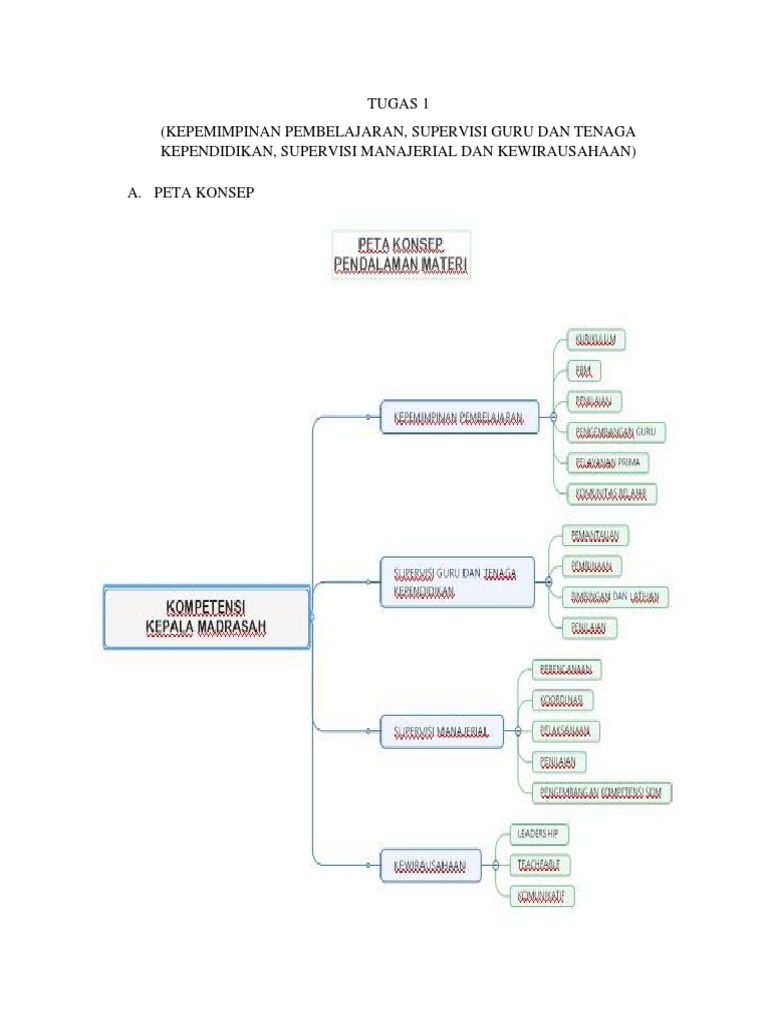 Tugas 1 Peta Konsep | PDF