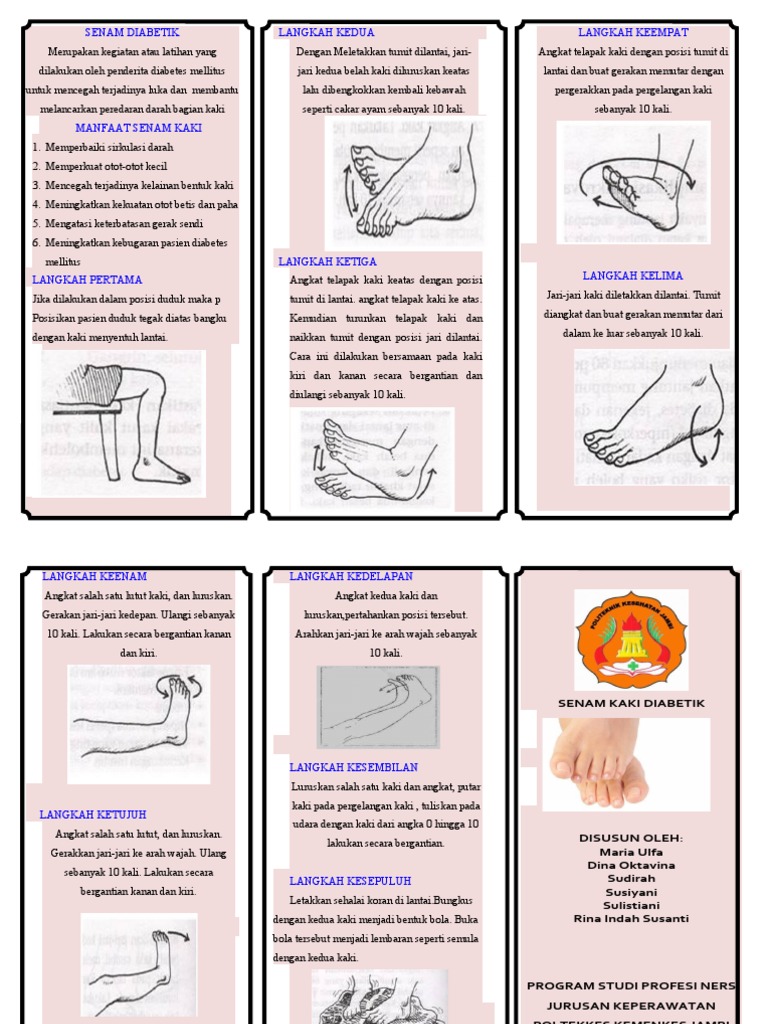 Leaflet Senam Kaki DM | PDF