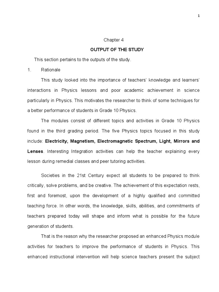 Enhancing Grade 10 Physics Performance | PDF | Teachers | Physics