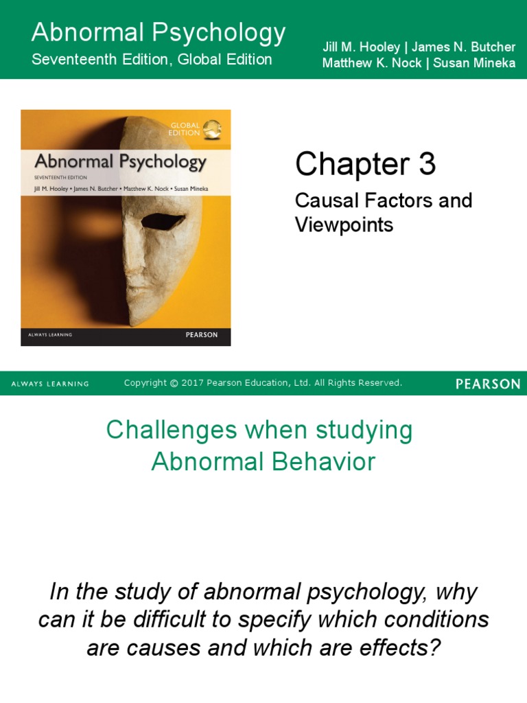 CH3-Causes of Abnormal Behavior | PDF | Classical Conditioning ...