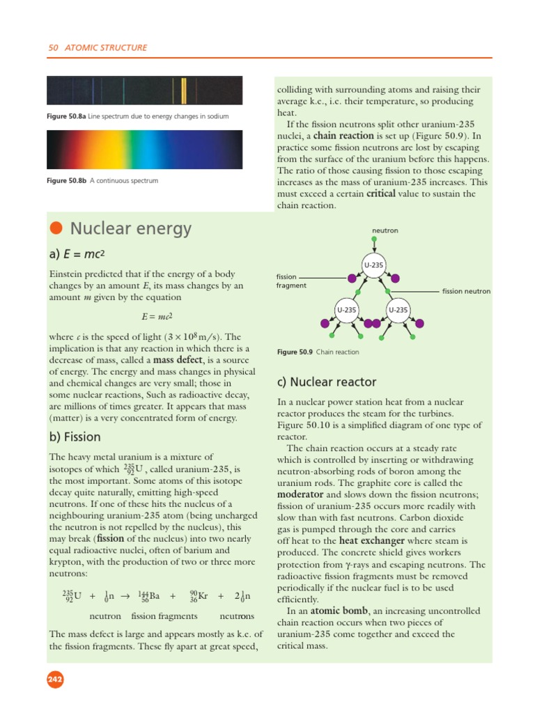 Nuclear Reactor Notes | PDF | Nuclear Fission | Nuclear Fusion