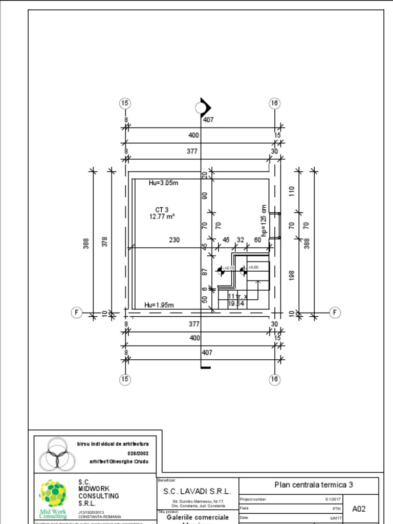 A02 - Plan Centrala Termica 3 - PTH | PDF