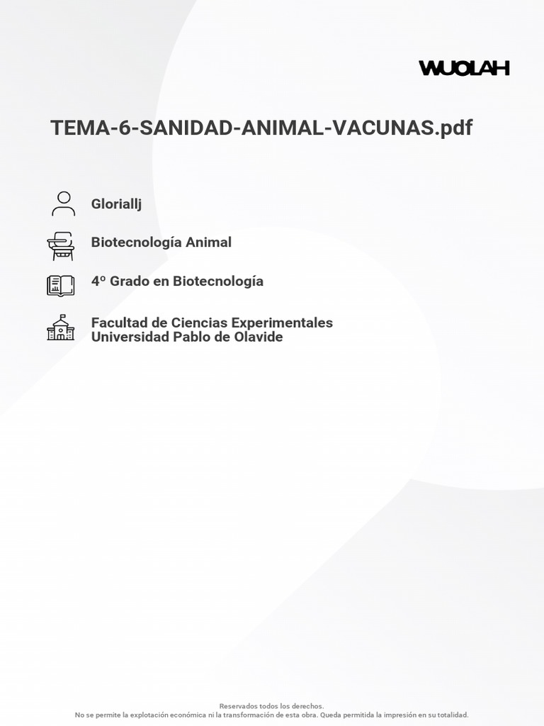 wuolah-free-TEMA-6-SANIDAD-ANIMAL-VACUNAS | PDF | Virus | ADN recombinante
